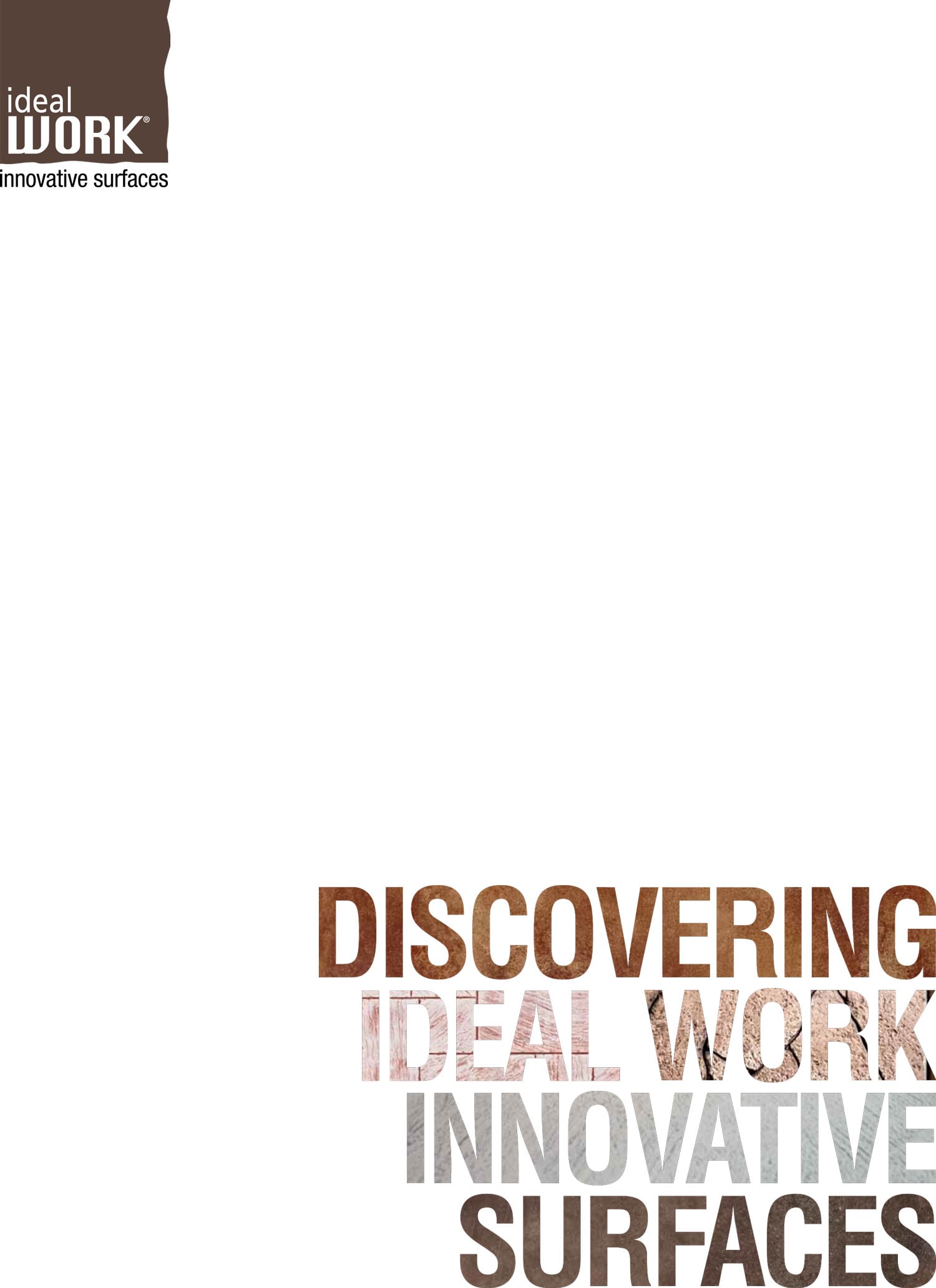 Catalogues - Idealwork: concrete finishes for internal and external use