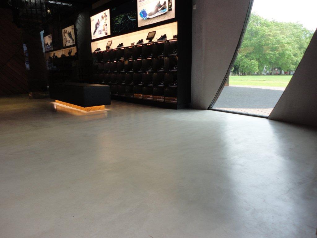 Nike store in London - Idealwork: concrete finishes for internal and ...