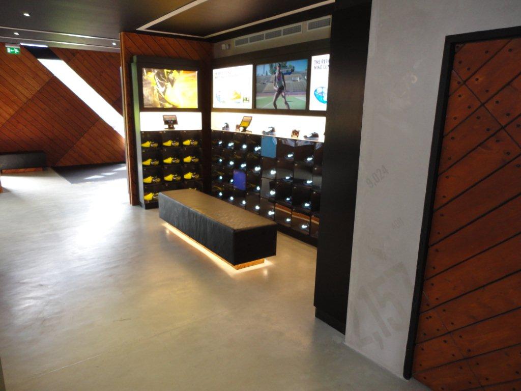 Nike store in London - Idealwork: concrete finishes for internal and ...