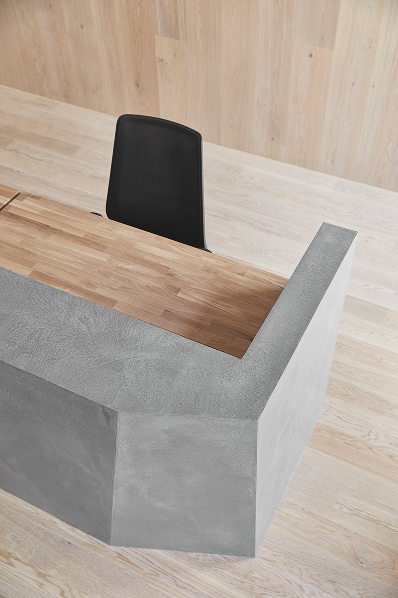 Reception Counter - Idealwork: concrete finishes for internal and ...