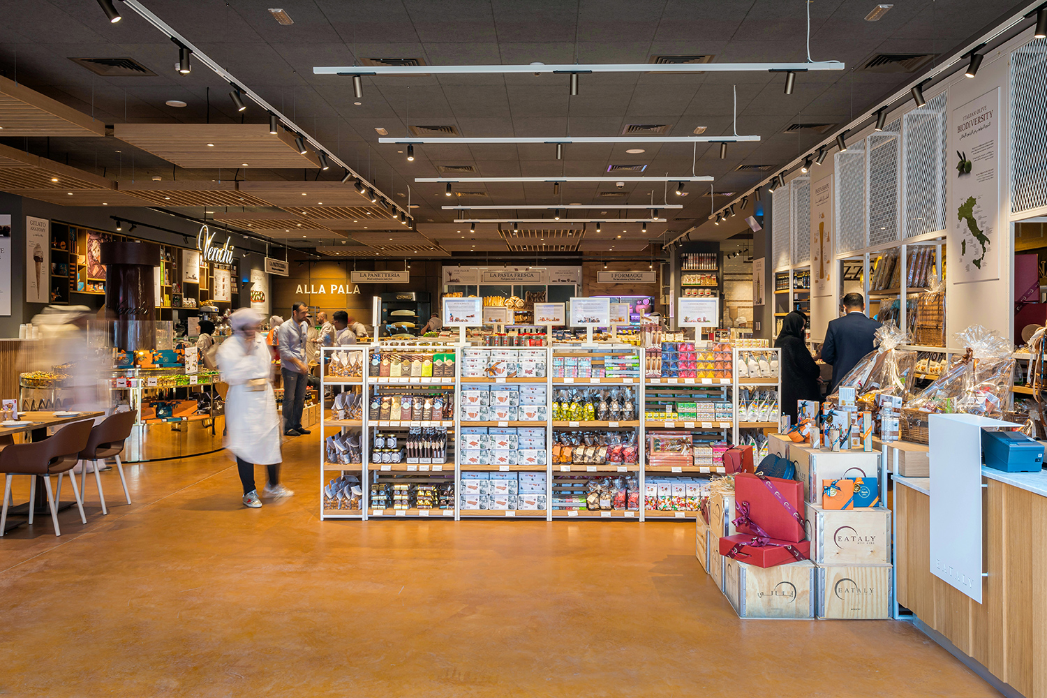 Eataly in Kuwait - Idealwork: concrete finishes for internal and ...
