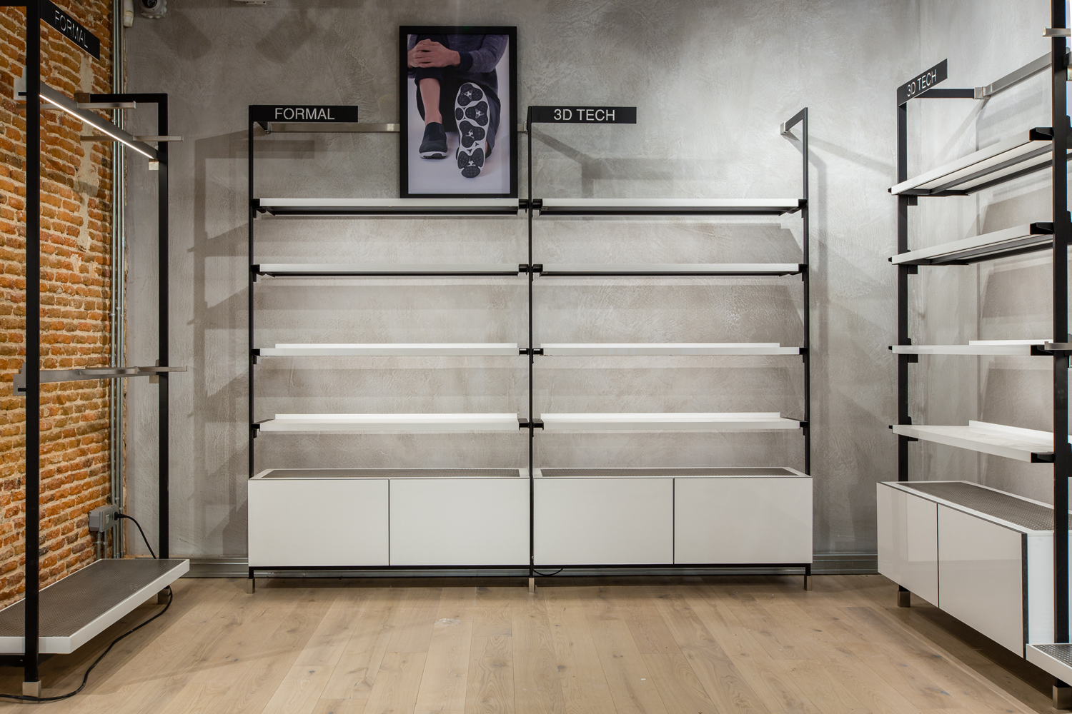 Geox store in Madrid - Idealwork: concrete finishes for internal and ...