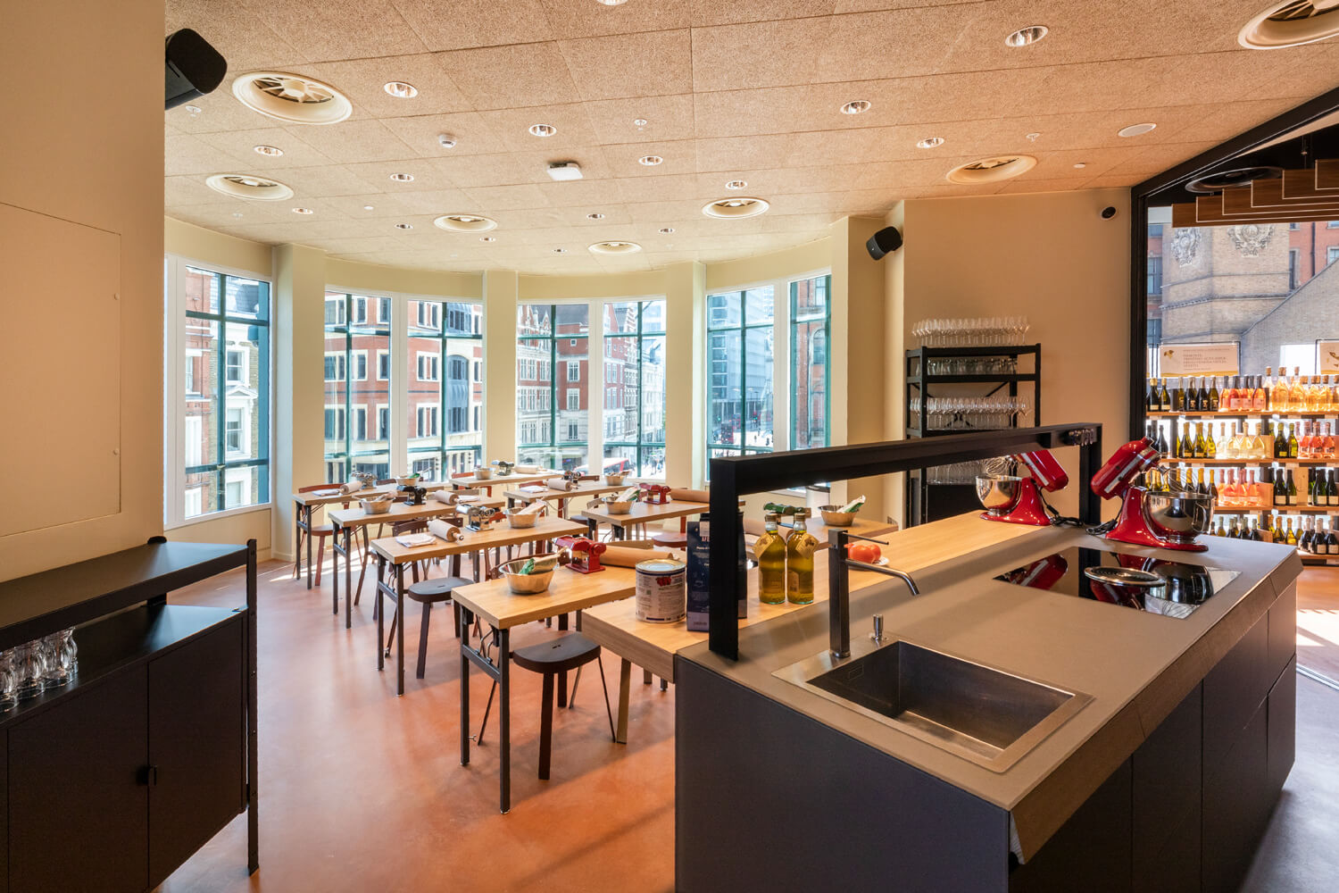 Eataly London - Idealwork: concrete finishes for internal and external use