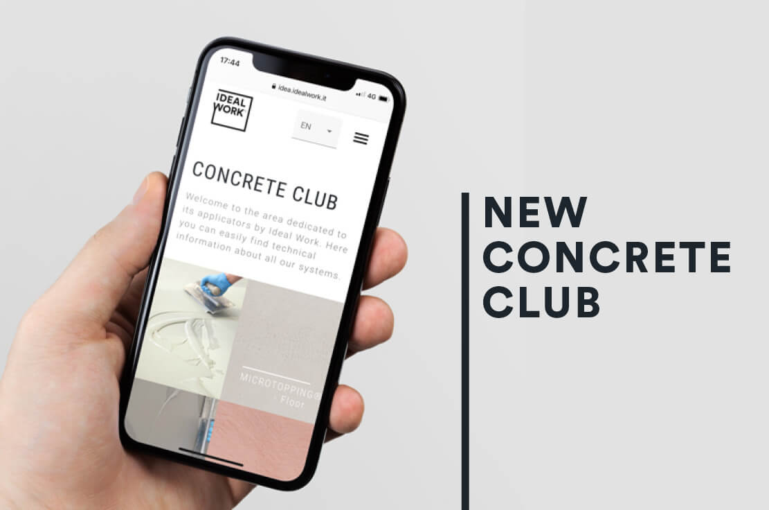 Concrete Club - Idealwork: concrete finishes for internal and external use