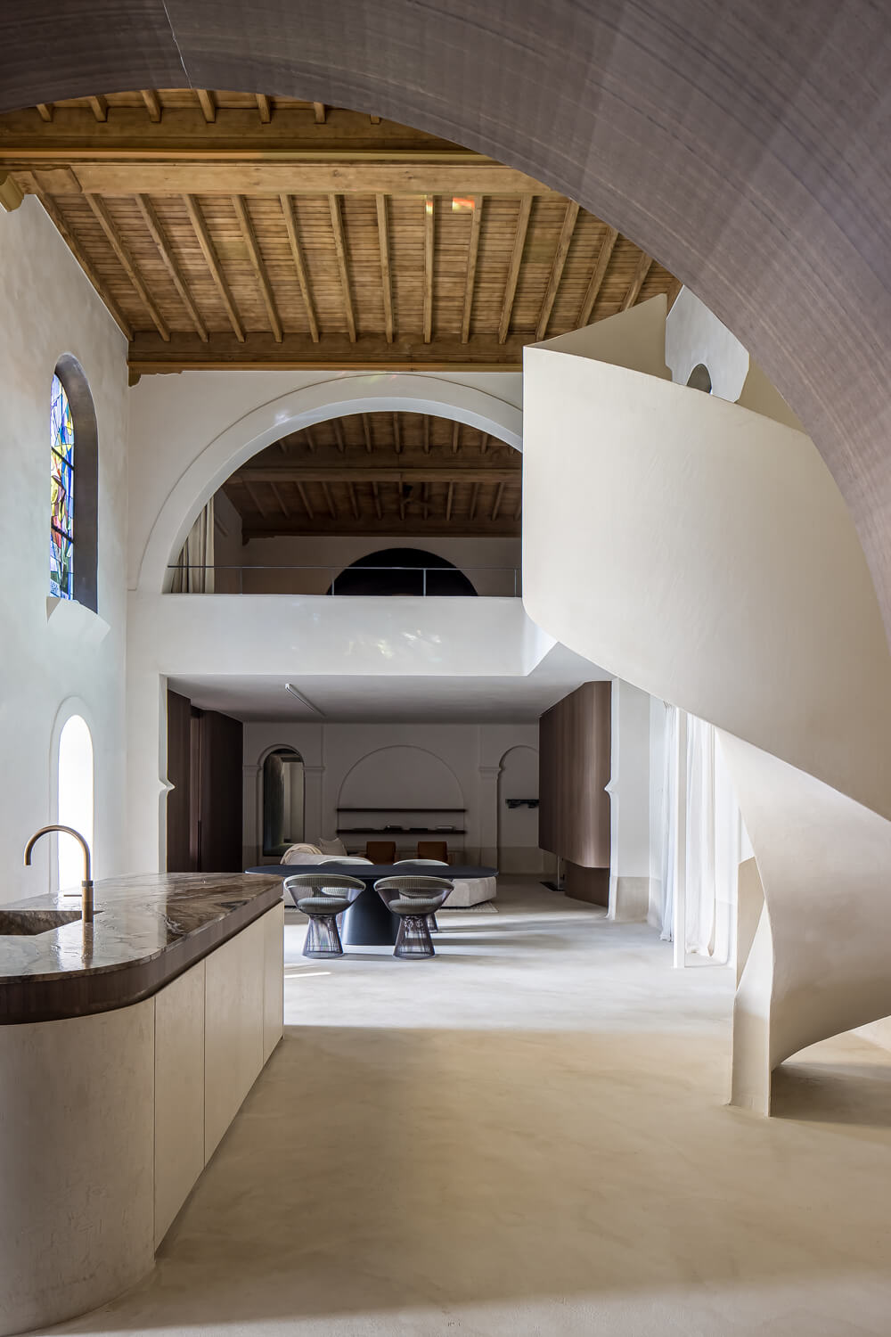 The Chapel - Idealwork: concrete finishes for internal and external use