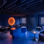 Blue Lounge - Idealwork: concrete finishes for internal and external use