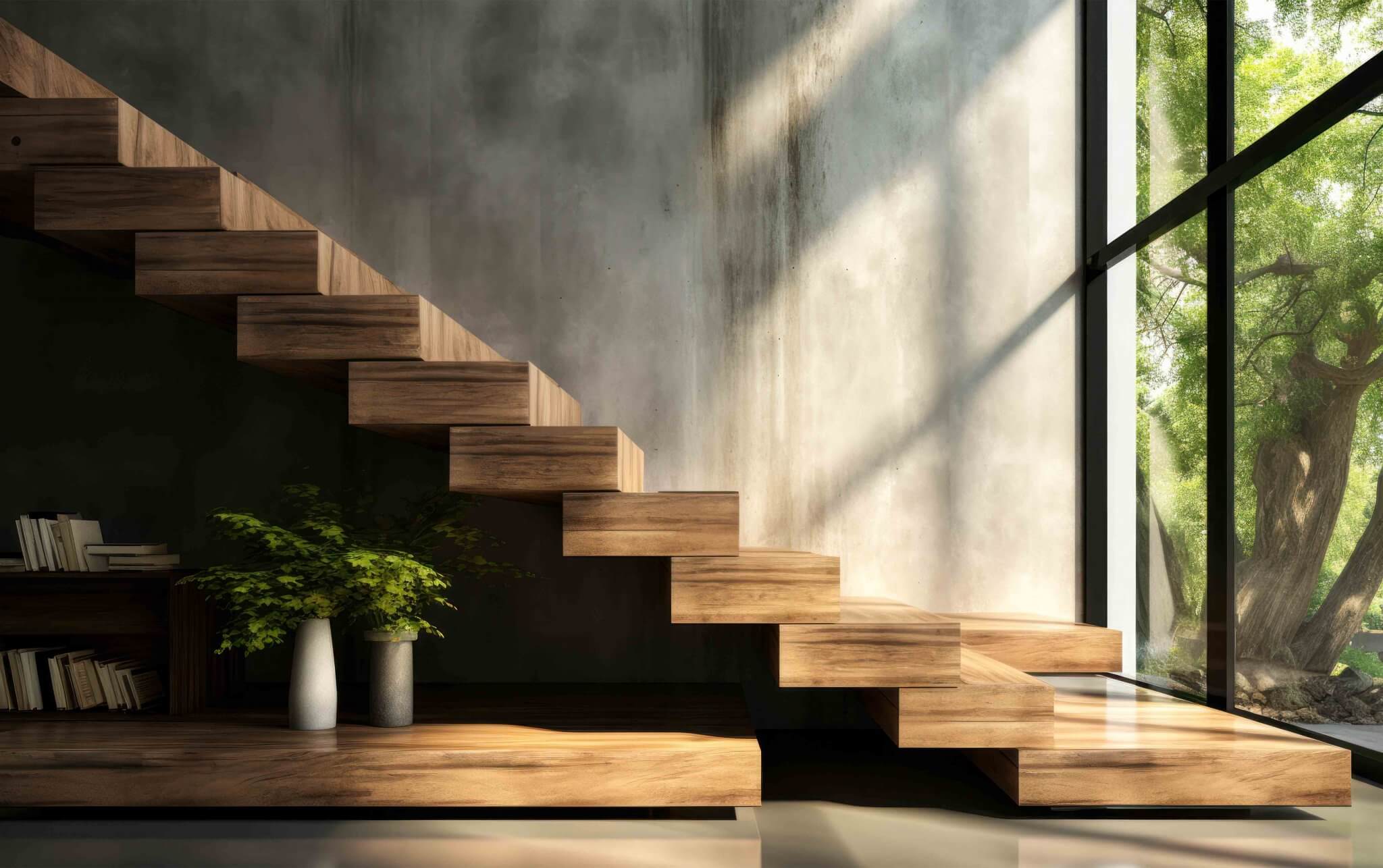 Concrete (cement) and wood: a possible combination – Ideal Work