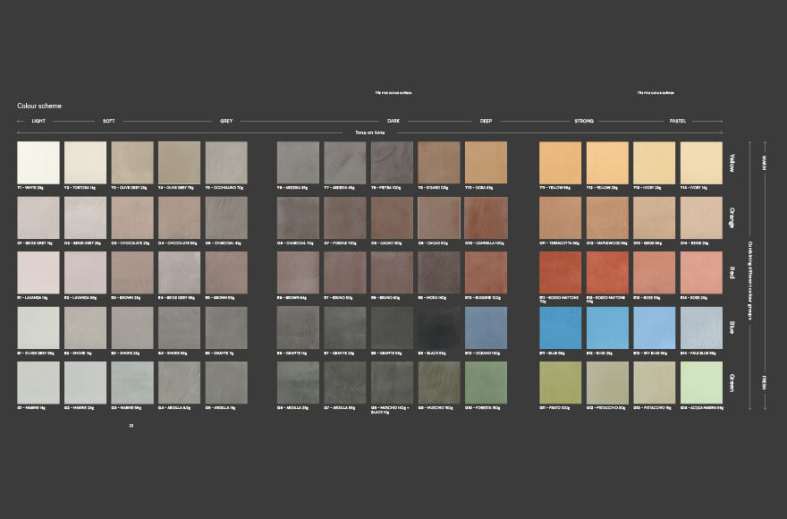 Ideal Work colours for your surfaces | Materials and Textures for the ...