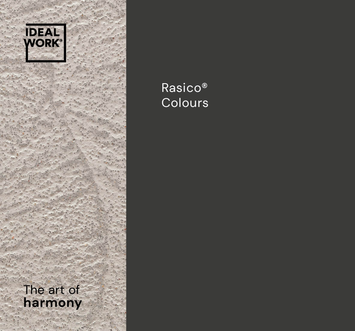 Ideal Work catalogues: works, maintenance, colours, treatments and joints