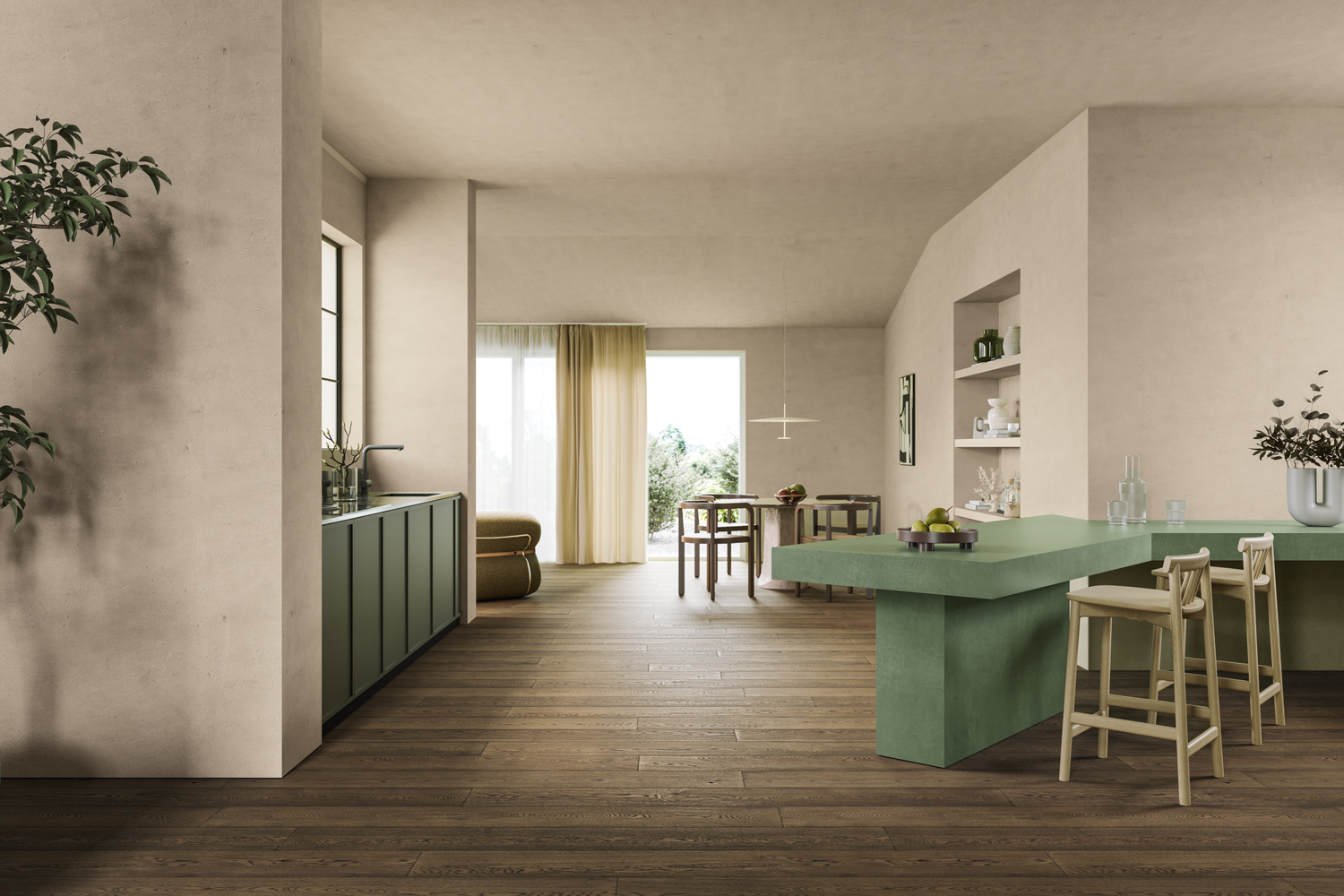 Terrae-Calce Siena - Ideal Work natural lime wall coverings and finishes