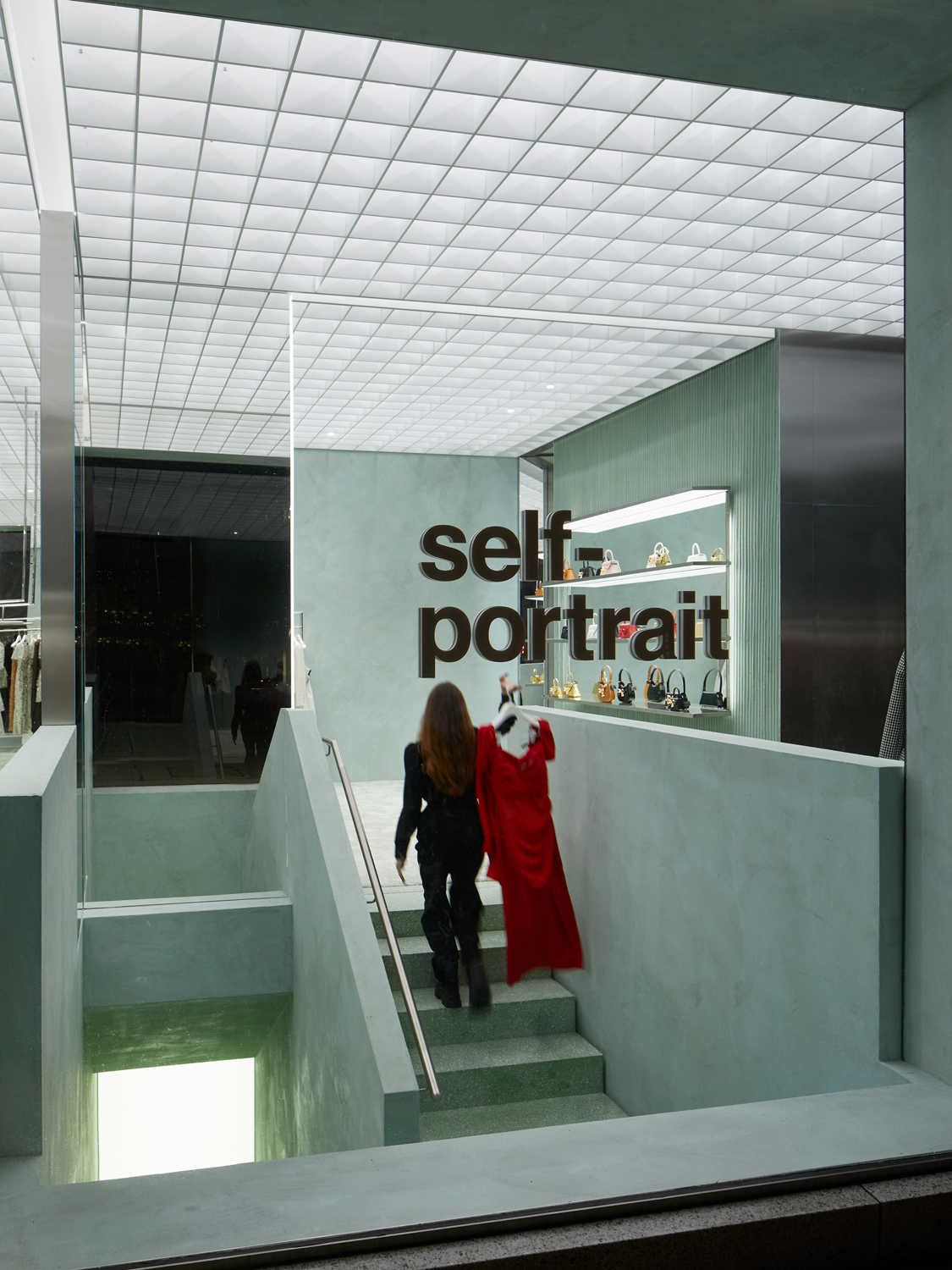 Self-Portrait Store in London - Idealwork: concrete finishes for ...