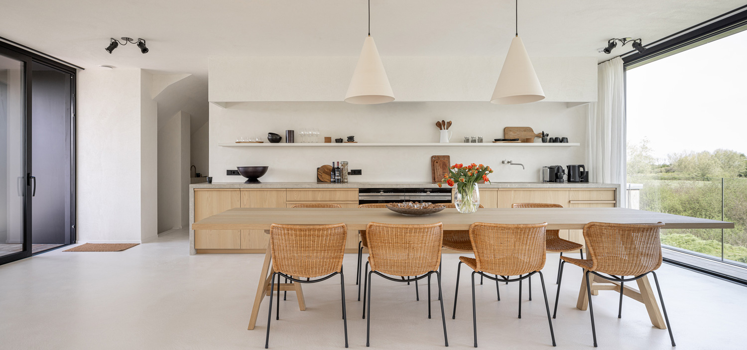 Holiday home in Retranchement - Idealwork: concrete finishes for ...